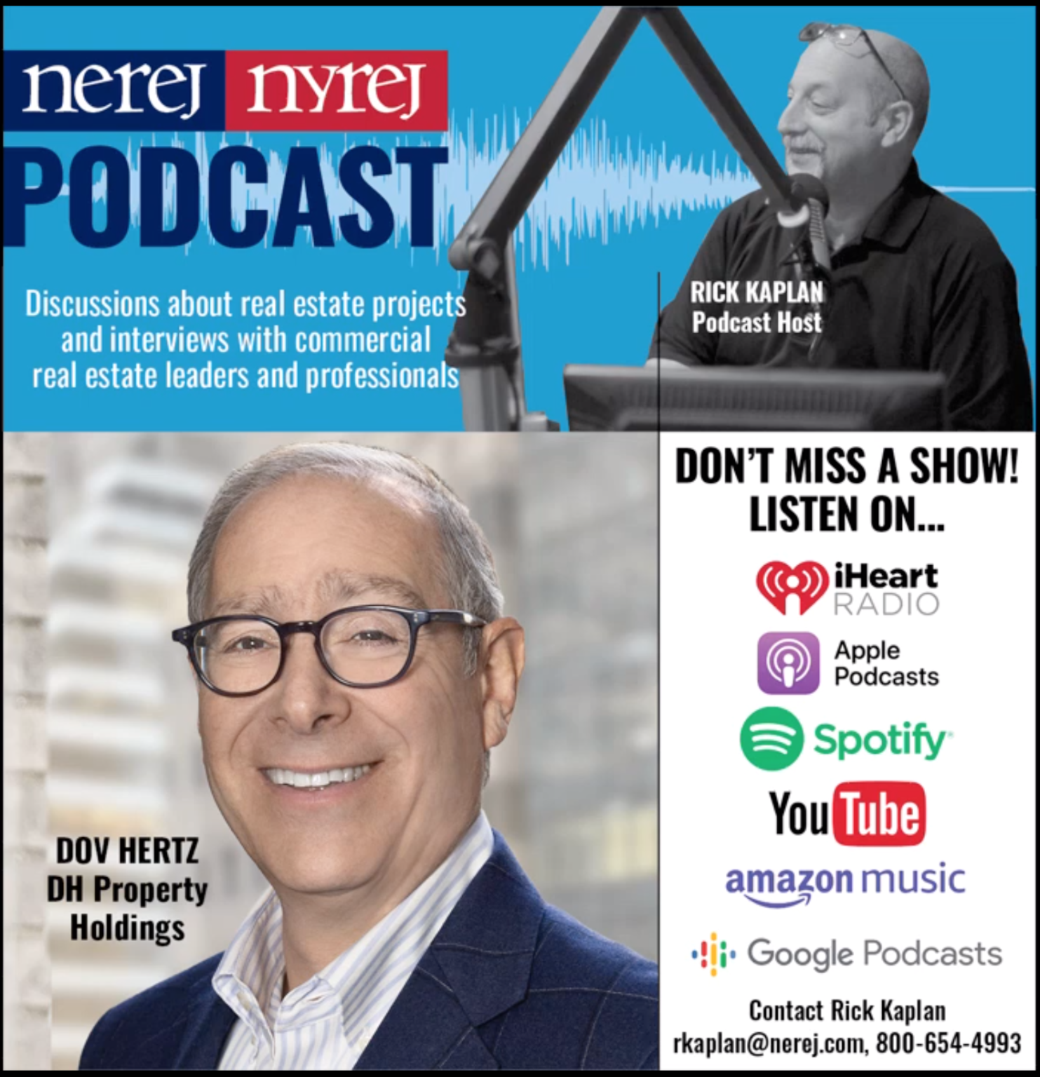 Dov Hertz of DH Property Holdings Interview on NEREJ NYREJ Podcast